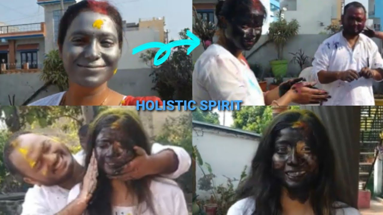 Devar-Bhabhi : Jija-Sali Holi Putai | Silver Holi | Pakka Blue Rang ...