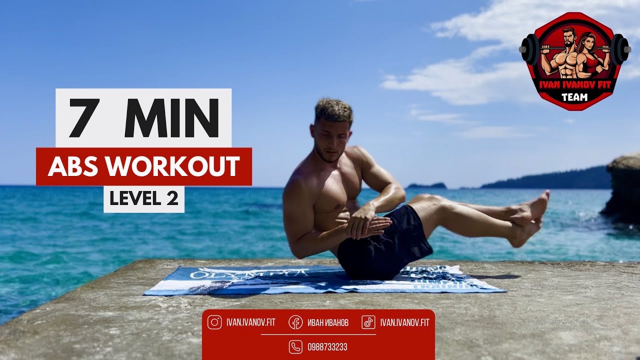 7 MIN ABS WORKOUT LEVEL 2 // IVAN IVANOV FIT - YouTube
