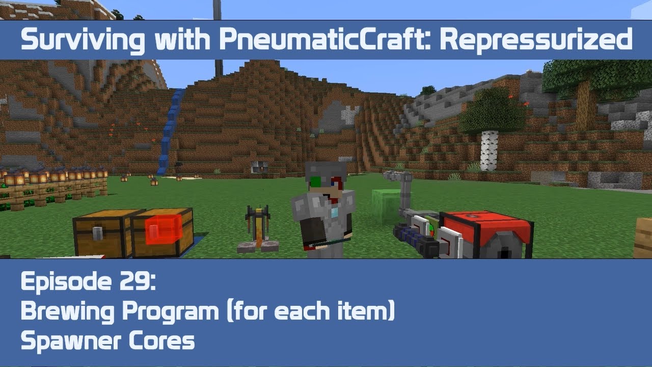 PneumaticCraft: Repressurized #29 - Brewing Drone, Spawner Core and ...