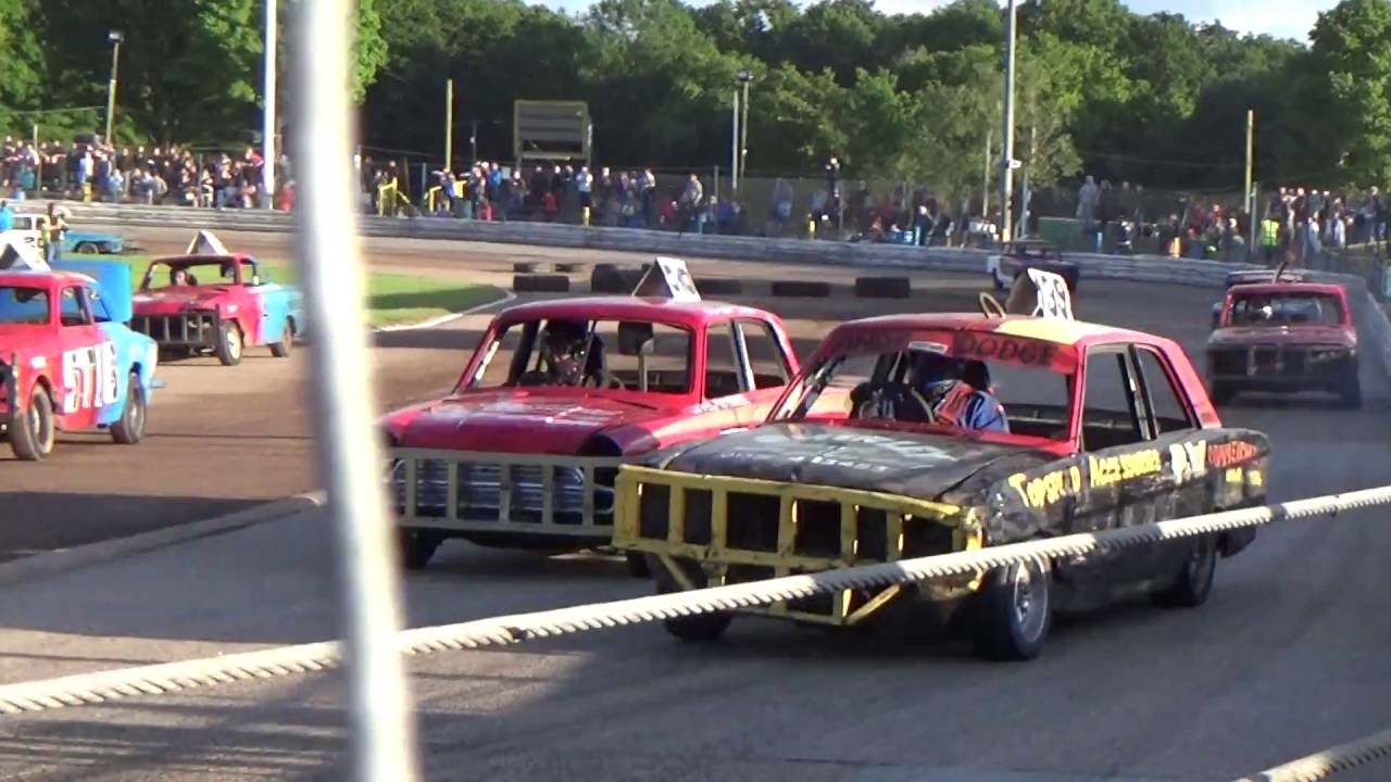 Historic Stock Cars Arlington 15/06/2016 heat 1 - YouTube
