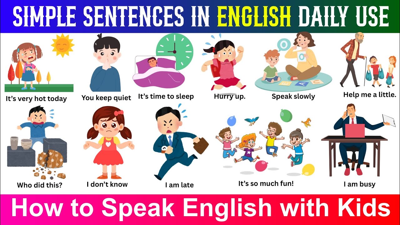30 Daily Use Simple English Sentences | Learn Essential English Phrases ...