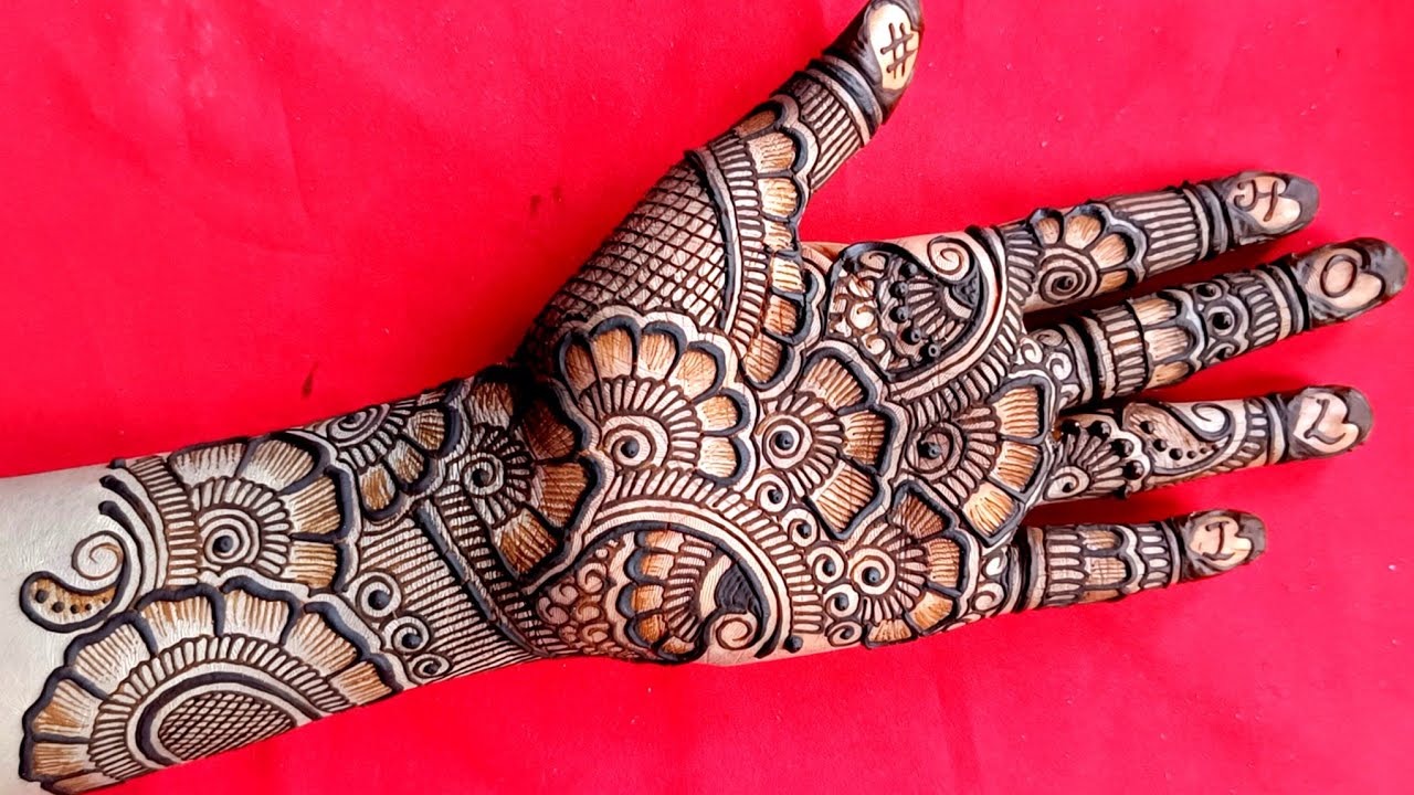 holi special mehndi design | holi mehandi design | mendini design ...