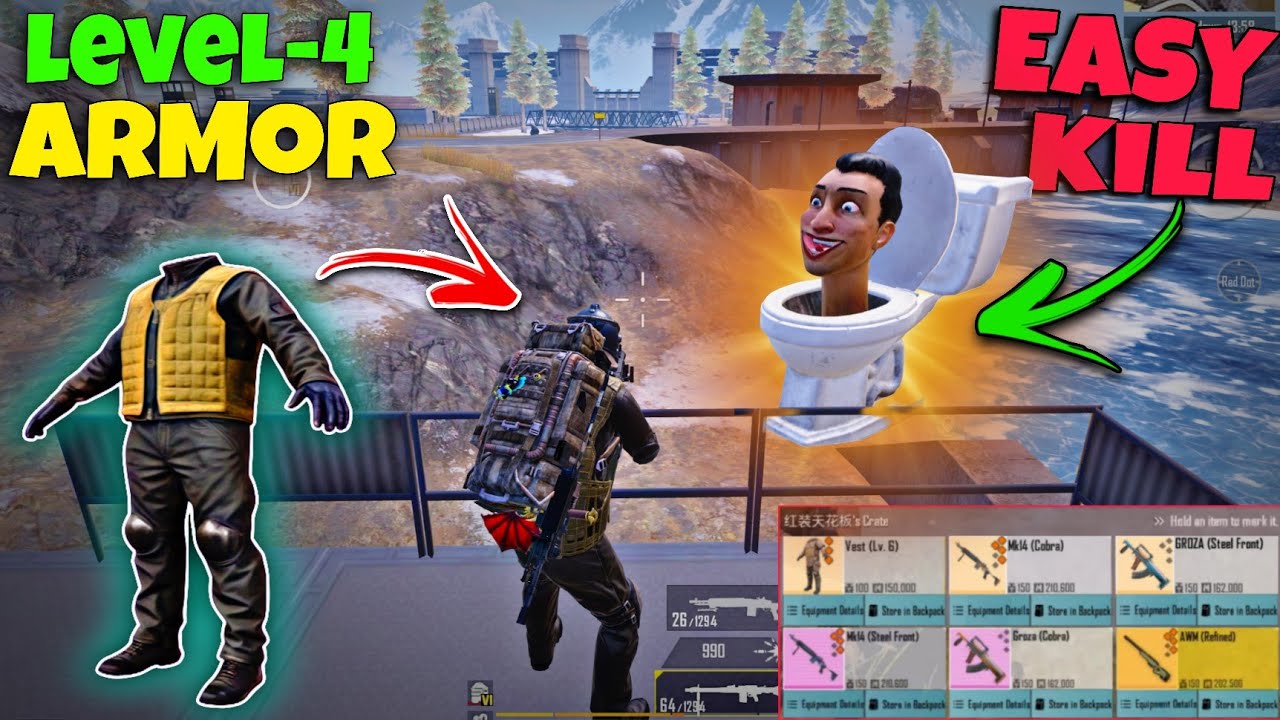 omg🤯M672 No Recoil + level 4 Armor gameplay | PUBG METRO ROYALE - YouTube