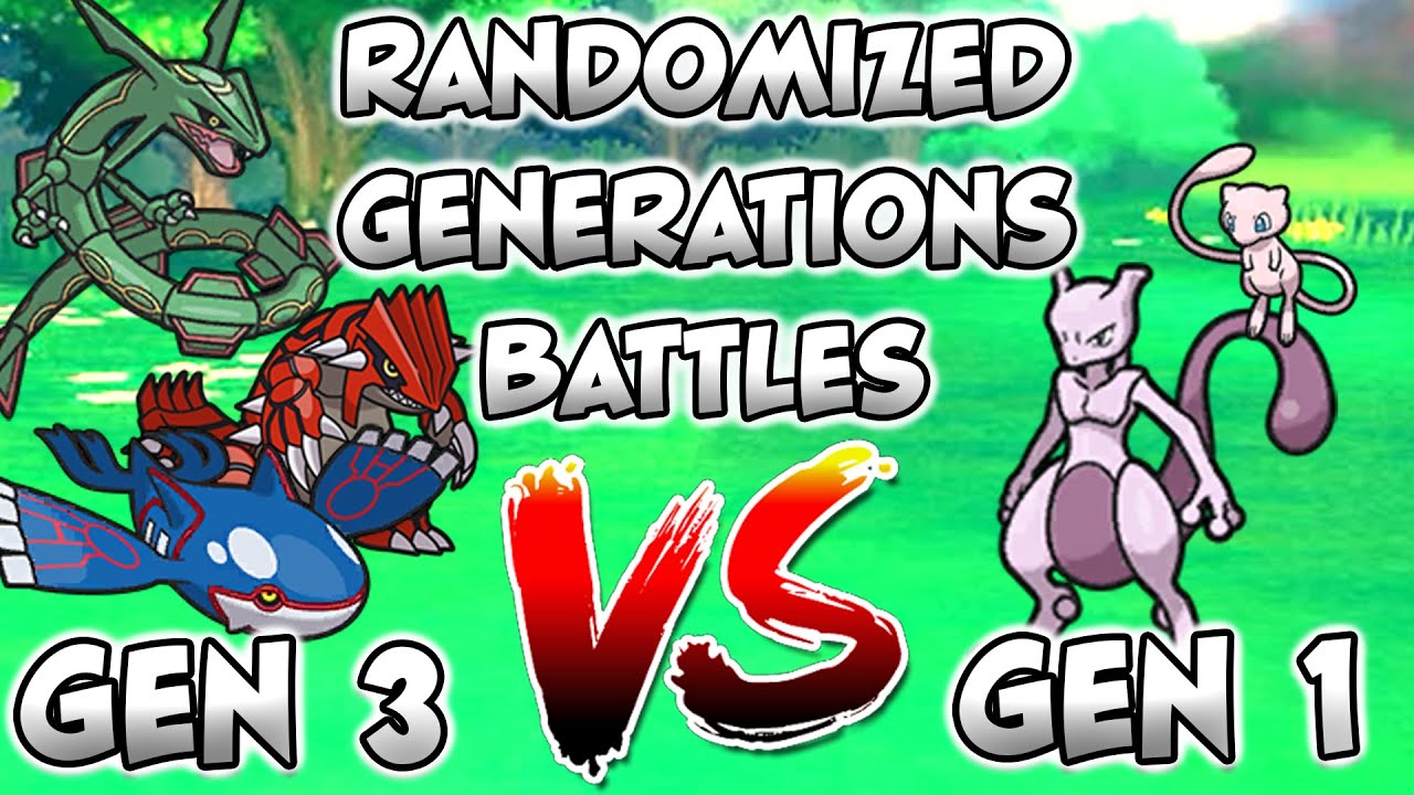 We Catch Randomized Pokemon From Different Generations Then We Battle ...