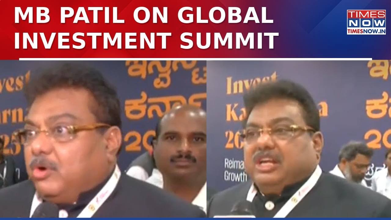 Global Investor Meet 2025 | Karnataka Minister MB Patil Highlights Key ...