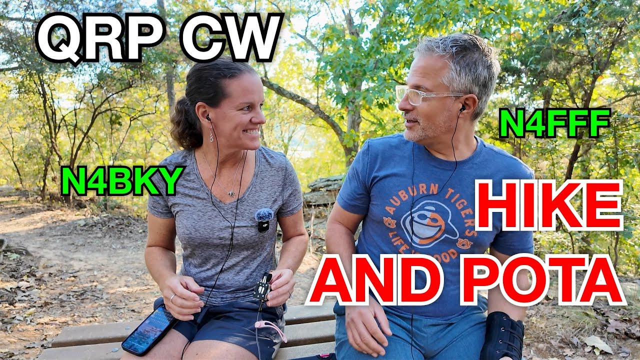 CW QRP POTA Hunting and Hiking | Ham Radio | CW Practice - YouTube
