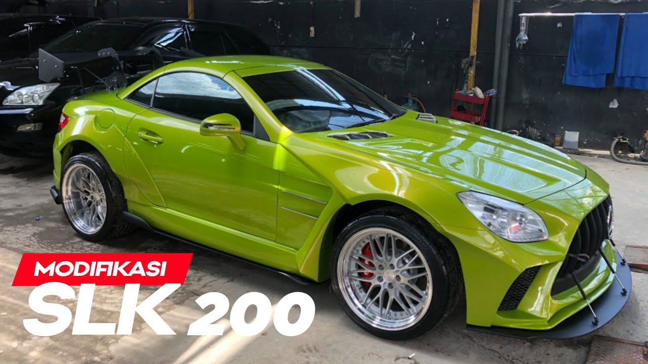 MODIFIKASI MERCEDES BENZ SLK 200 - MOBIL MEWAH RELA DI P0T0NG - YouTube