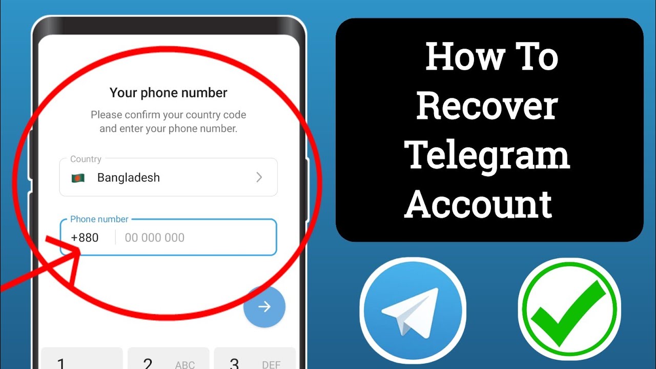 How To Recover Telegram Account Without Email Or Phone | Recover ...