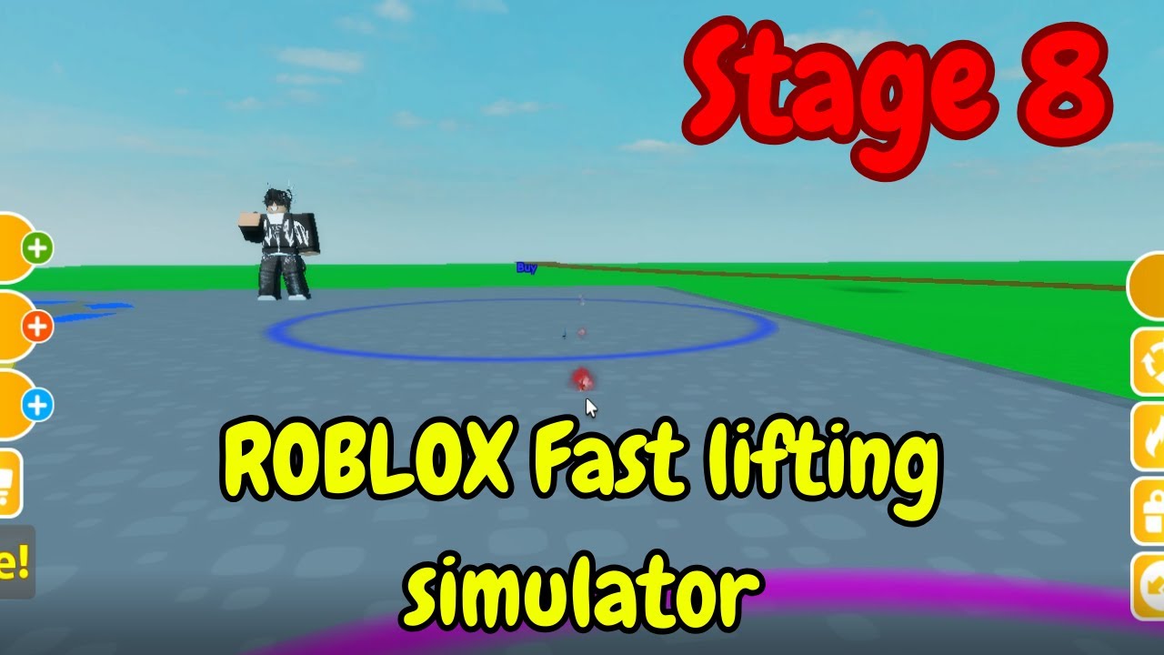 I Spent 4 Hours Unlocking Stage 8 In ROBLOX Fast Lifting Simulator ...