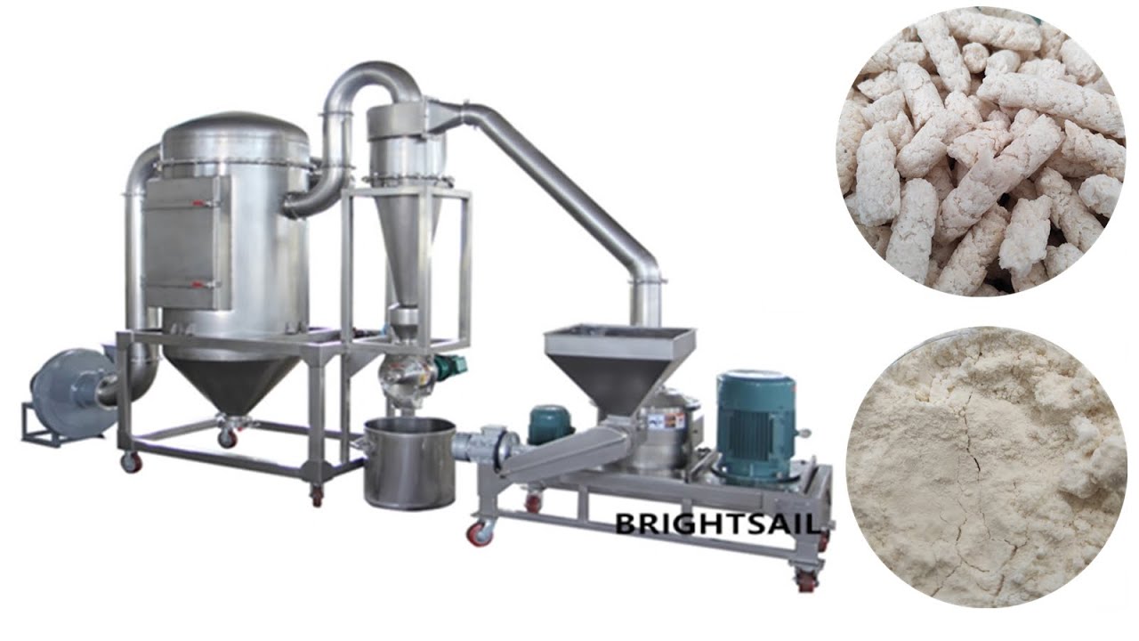 BSP-350 dried defatted Coconut Kernel grinding machine for making fine ...