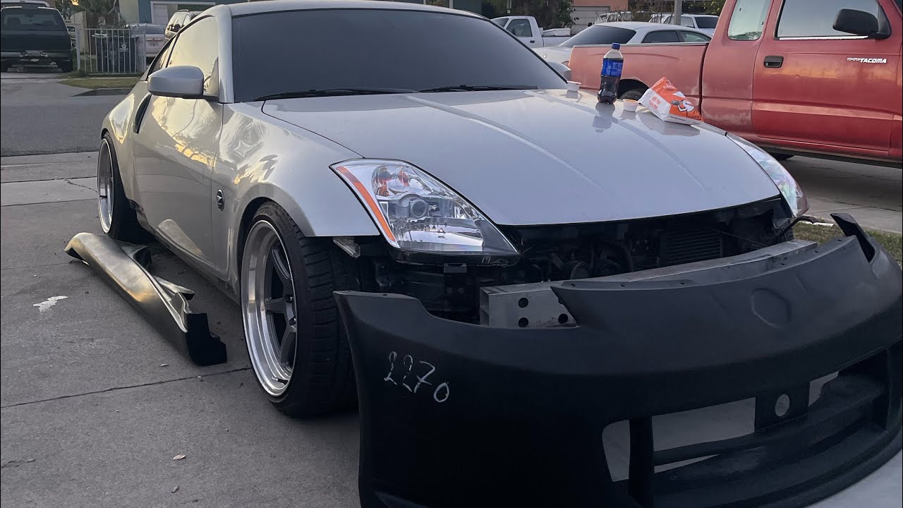 KBD body kit for the 350Z! - YouTube