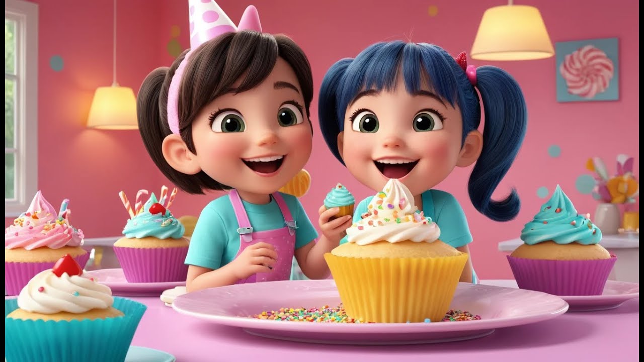 The Cupcake Parade Goes Marching On | Fun Sweet Song for Kids | Sing ...