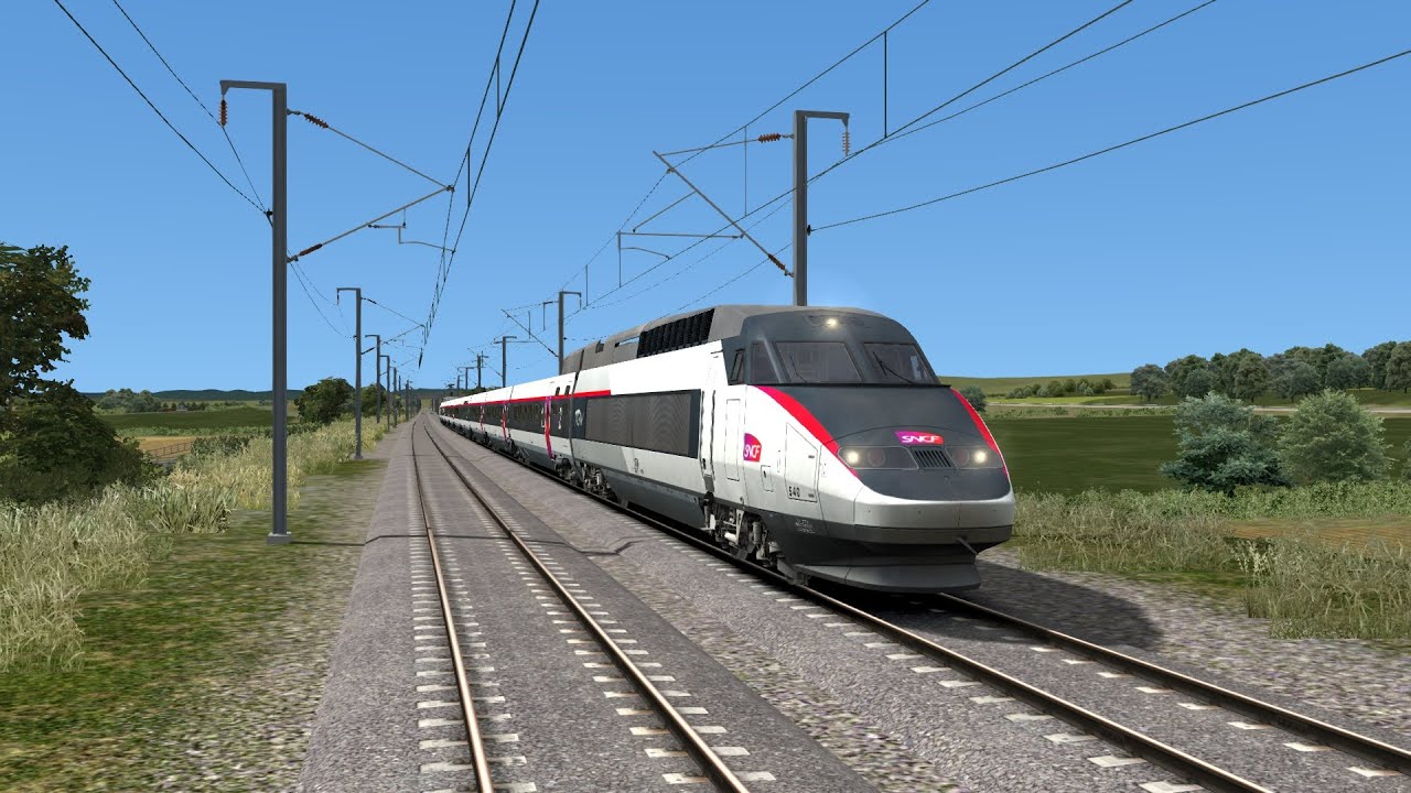 LET's PLAY Train Simulator [#21] - TGV Reseau - YouTube