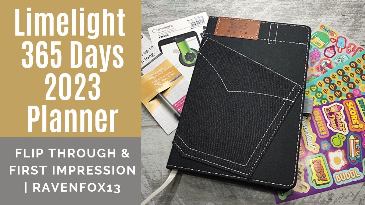 Limelight 365 Days 2023 Planner Flip Through & First Impression - YouTube