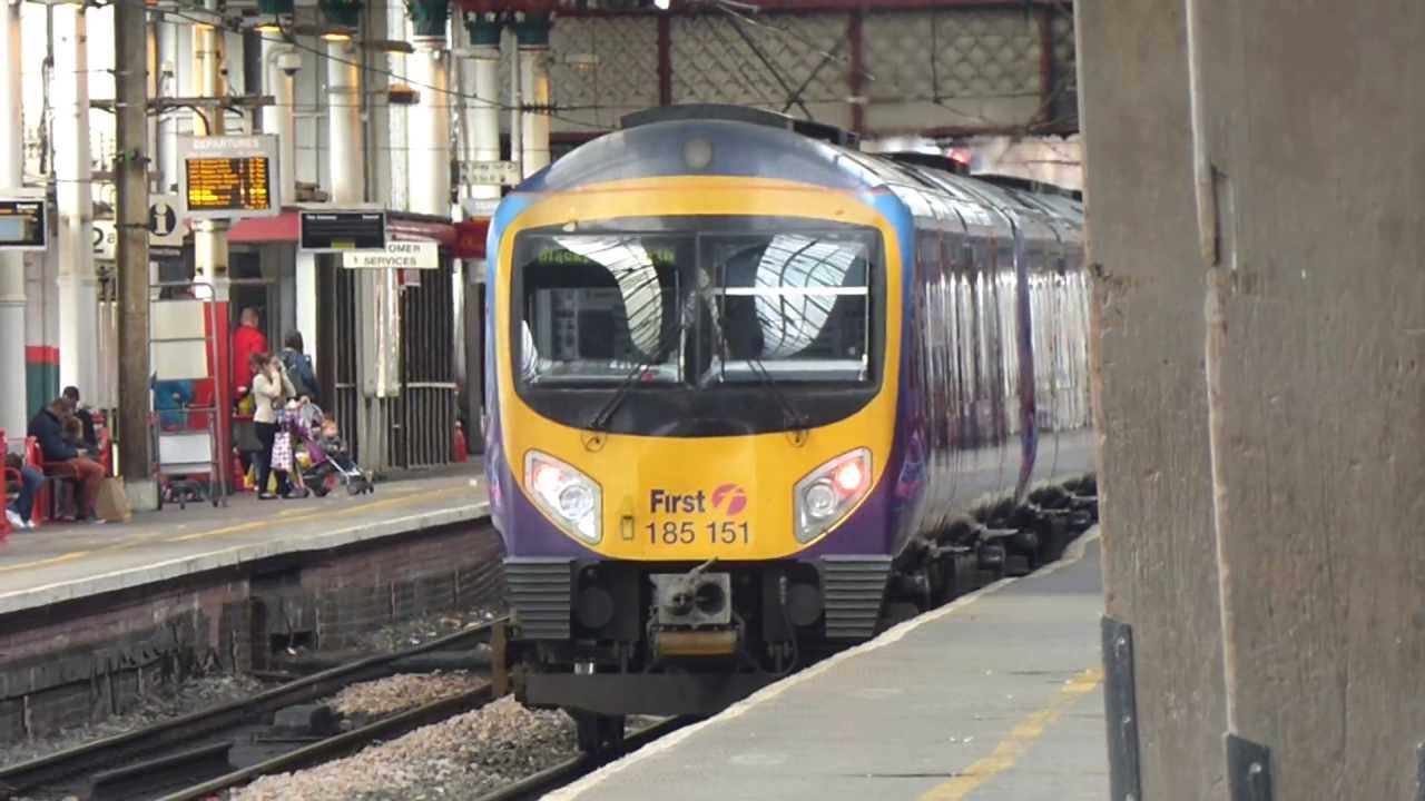 Double TransPennine Express Class 185 approaches Preston (7/9/13) - YouTube