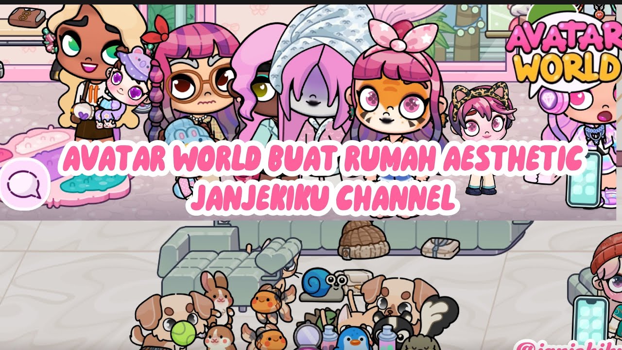 BIKIN MANSION AESTHETIC RUMAH AVATAR WORLD PAZUJANJEKIKU sedang live ...