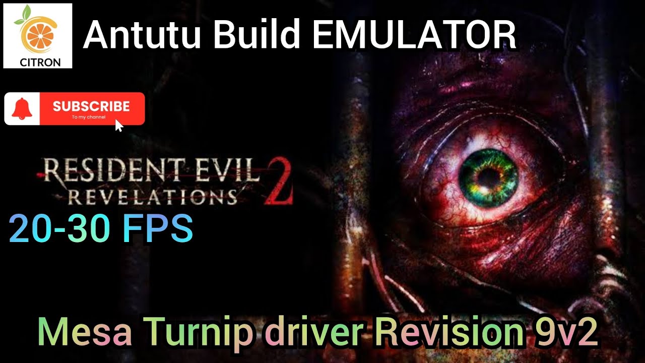 20-30 FPS Playable | Resident Evil Revelations 2 | Citron Emulator on android. - YouTube