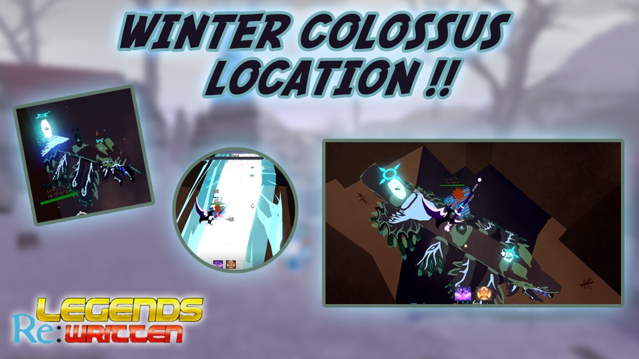 *NEW UPDATE* Winter Colossus Boss Showcase | Roblox Legends Re:Written ...