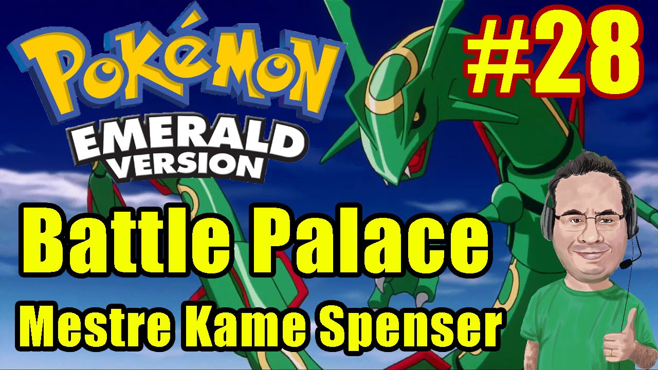 Jornada de Pokemon Emerald - Parte 28 - Battle Palace - Mestre Kame ...