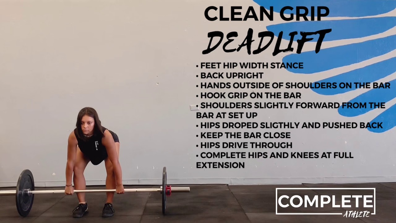 How To: The Clean Grip Deadlift - YouTube