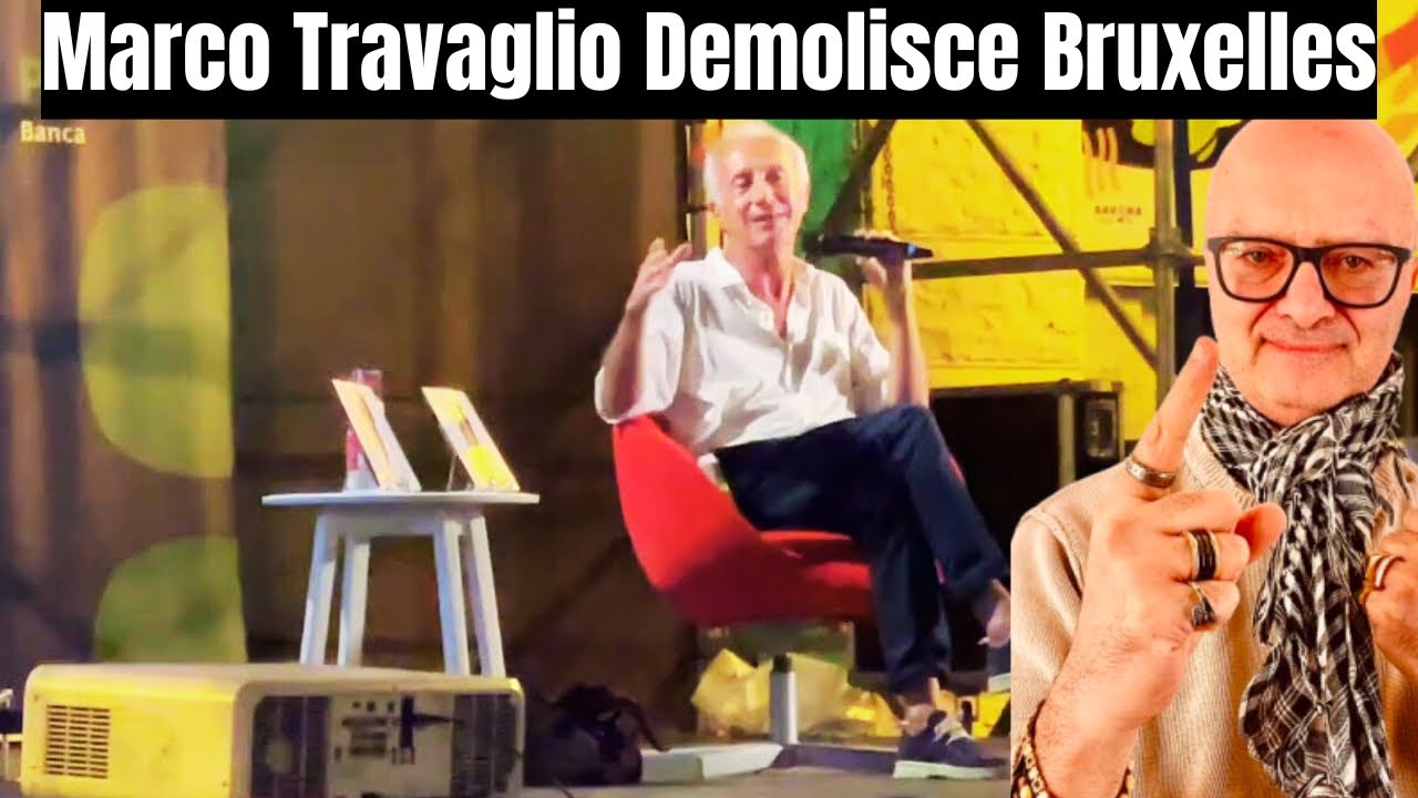 Marco Travaglio Demolisce Bruxelles: “L’Unione Europea è Morta in Piedi ...