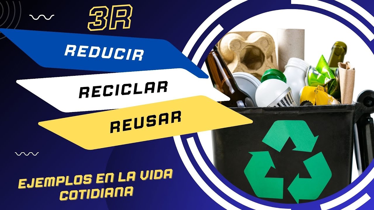 ♻️Reducir, reutilizar, reciclar. 🌍Las 3R. Ejemplos en la vida cotidiana ...