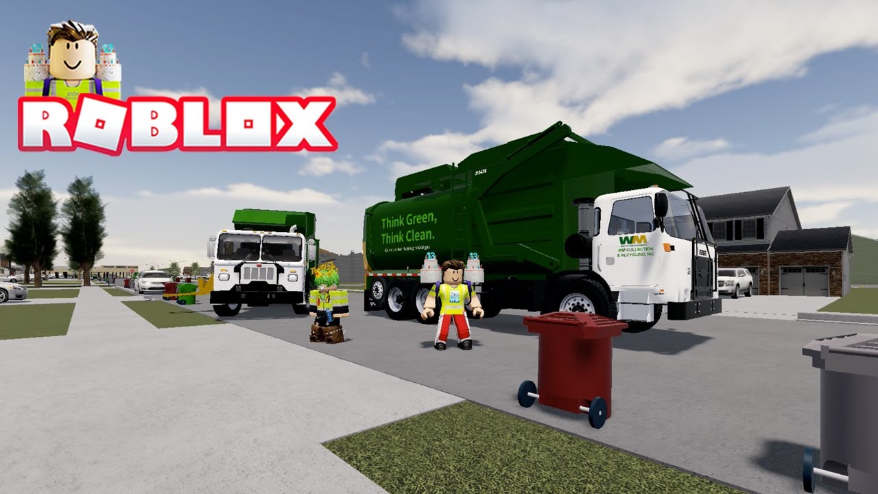Working for Waste management with Matthew ft. CR&R Maker. Roblox ...