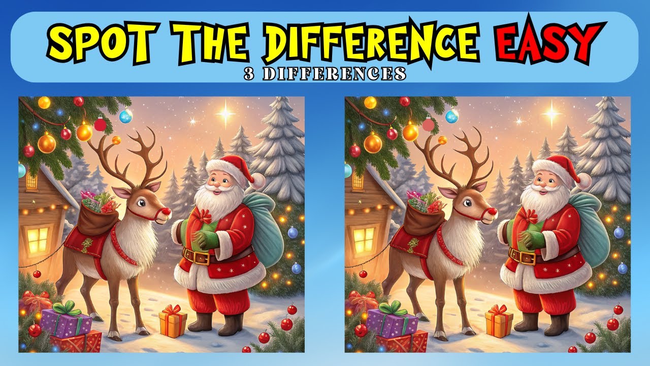 SPOT THE DIFFERENCE (EASY TO HARD) - YouTube
