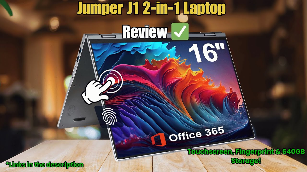Best 16" 2-in-1 Laptop Under $400? Jumper J1 Review (2025) | Touchscreen, Fingerprint&640GB ...