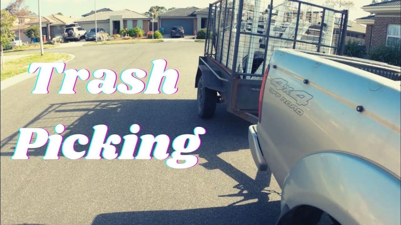 Picking Through Trash To Find Things To Sell For Money - YouTube