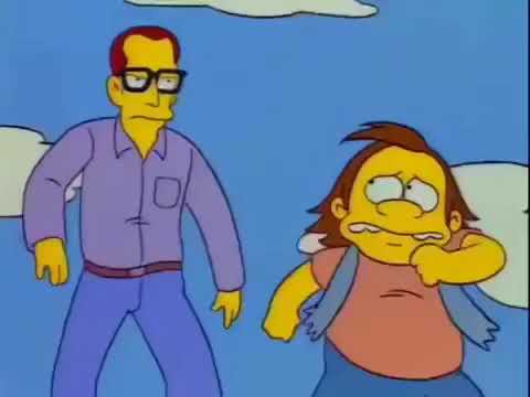 Ian (Very Tall Man) teaches Nelson Muntz a Lesson - 22 stories about ...