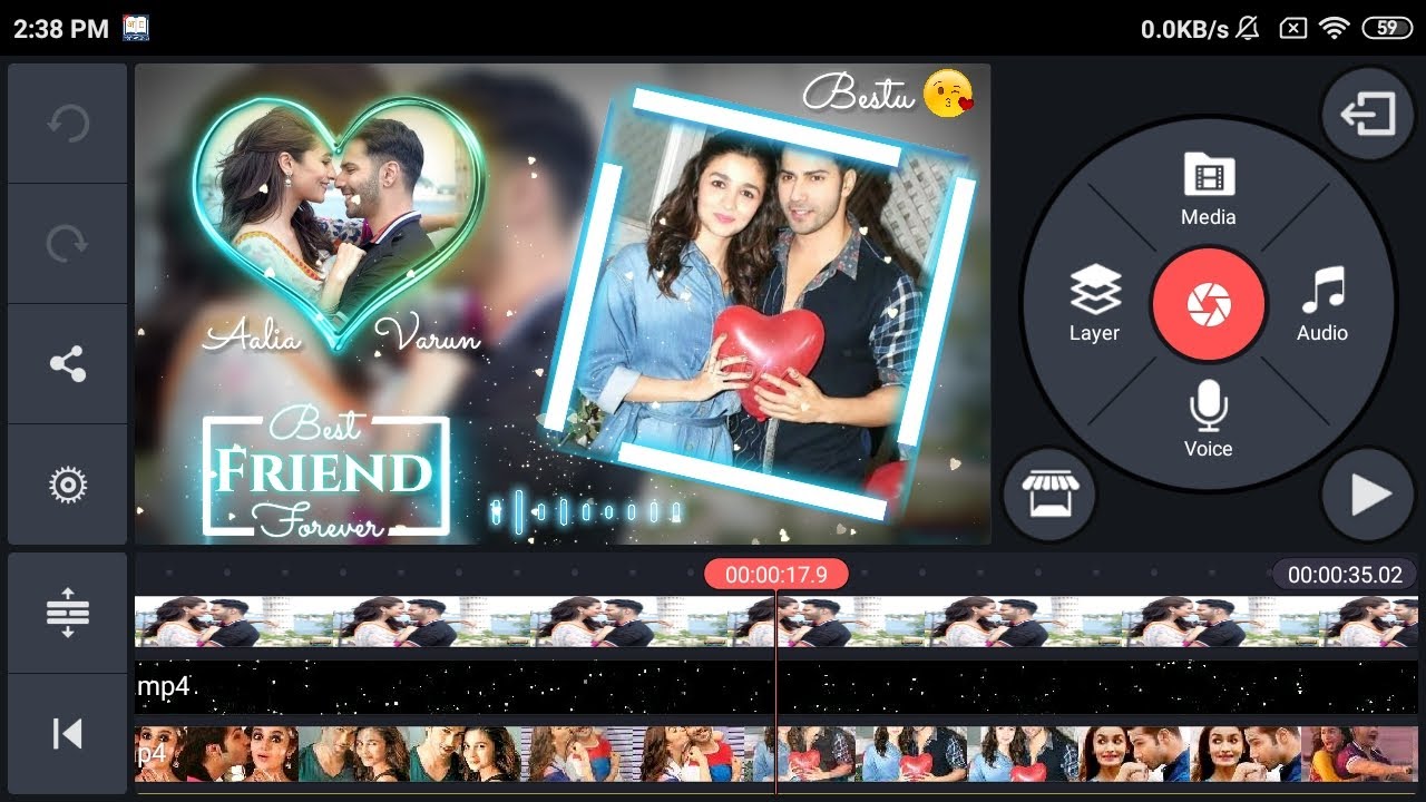 Friendship Day Video Editing By Kinemaster | Best Friend Status Editing ...