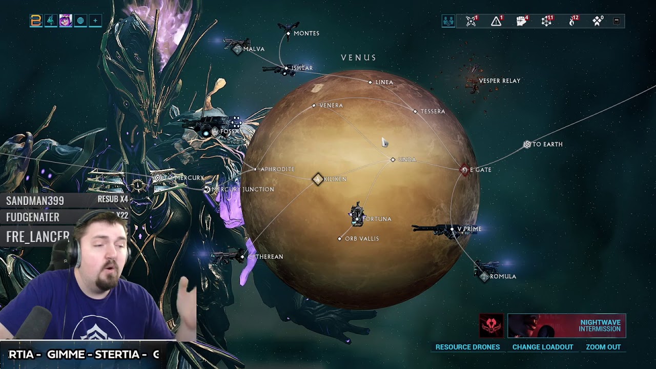 Warframe Planets Chart