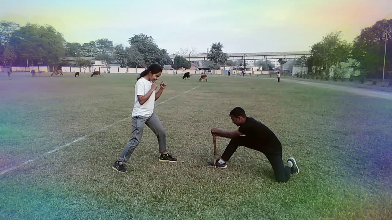 Iron leg technique - YouTube
