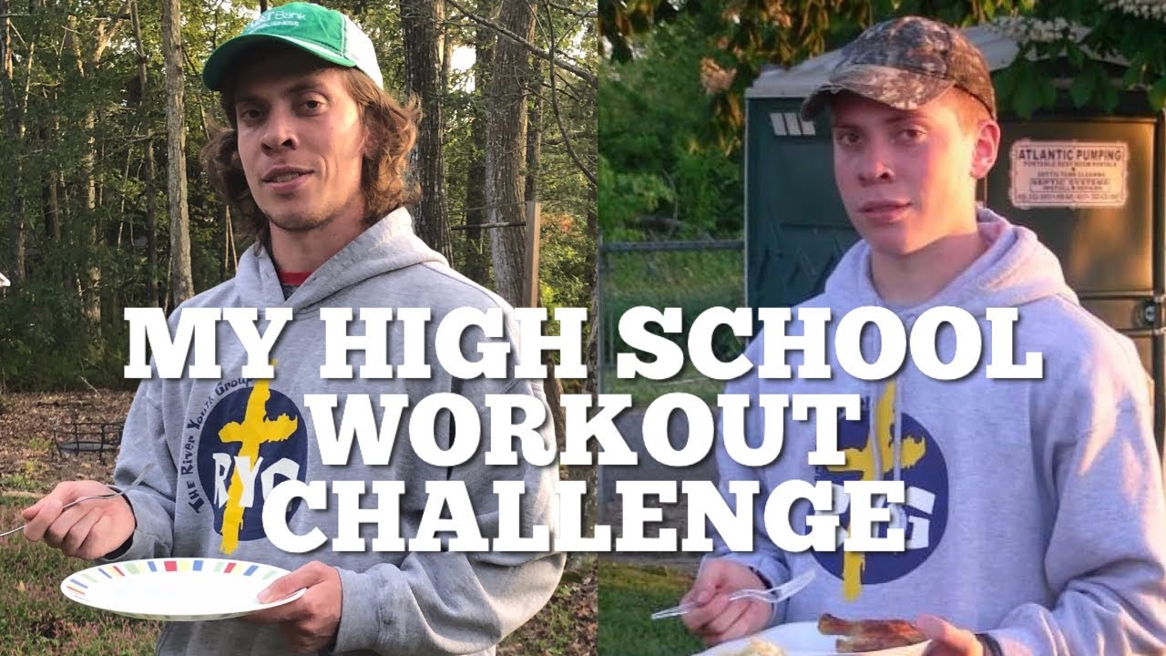 MY HIGH SCHOOL WORKOUT CHALLENGE (a blast from the past) - YouTube
