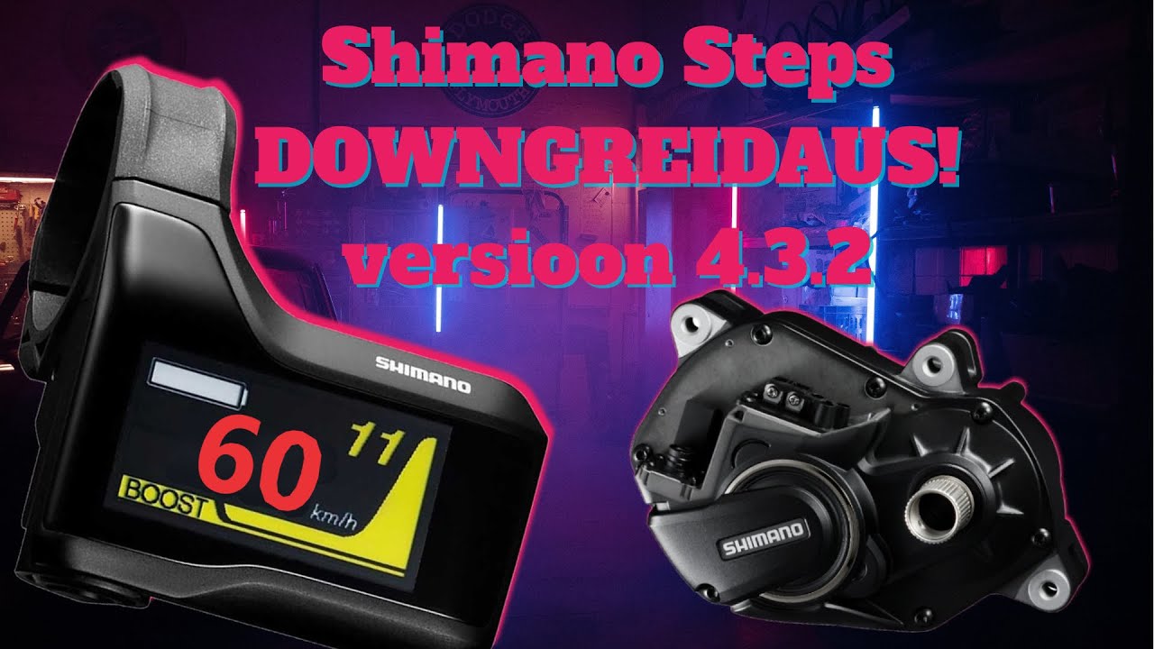 Shimano Steps DU-E8000 Downgreidaaminen - YouTube