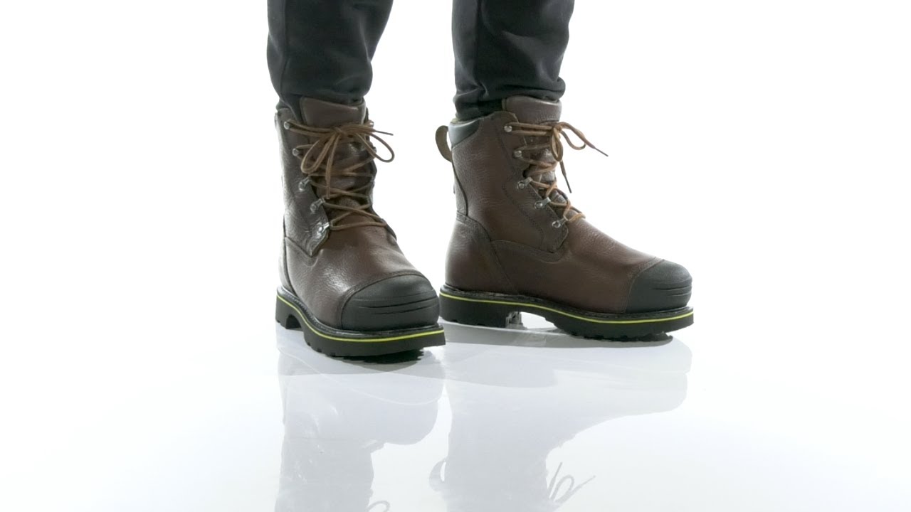 Timberland PRO Bannack 9" Alloy Safety Toe Met Guard SKU: 9491429 - YouTube