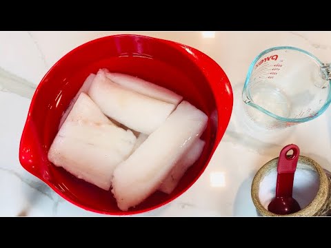 How to make a Salt Cure for Cod Fish - YouTube