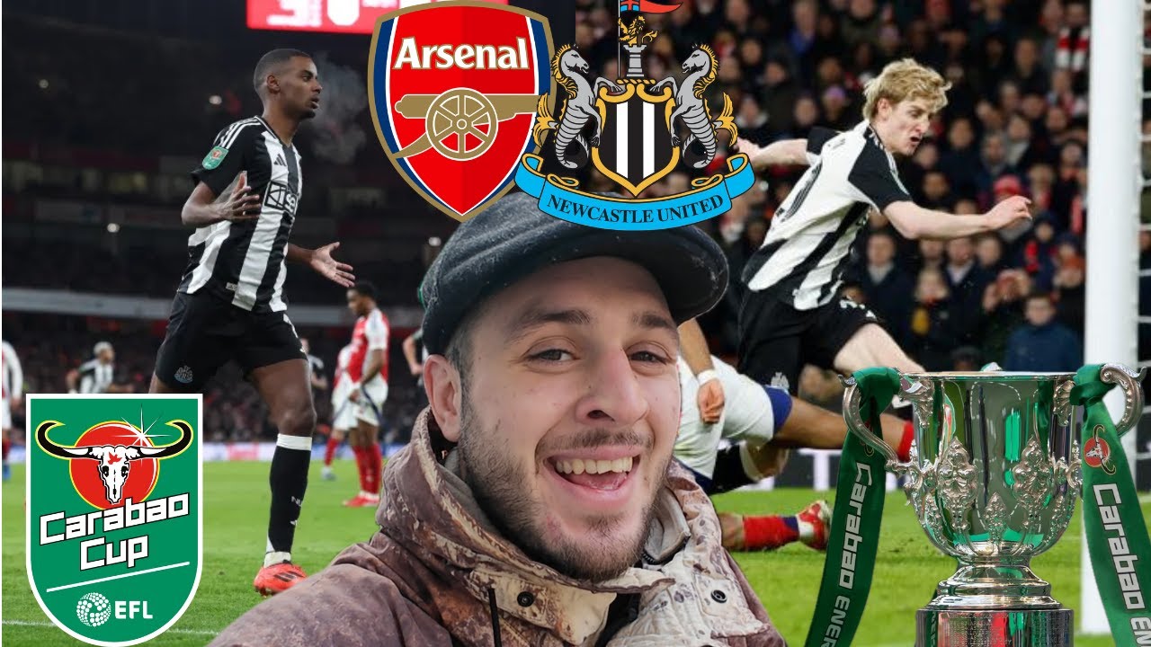 UNREAL LIMBS! Carabao Cup Semi Final Vlog / Arsenal Vs Newcastle ...
