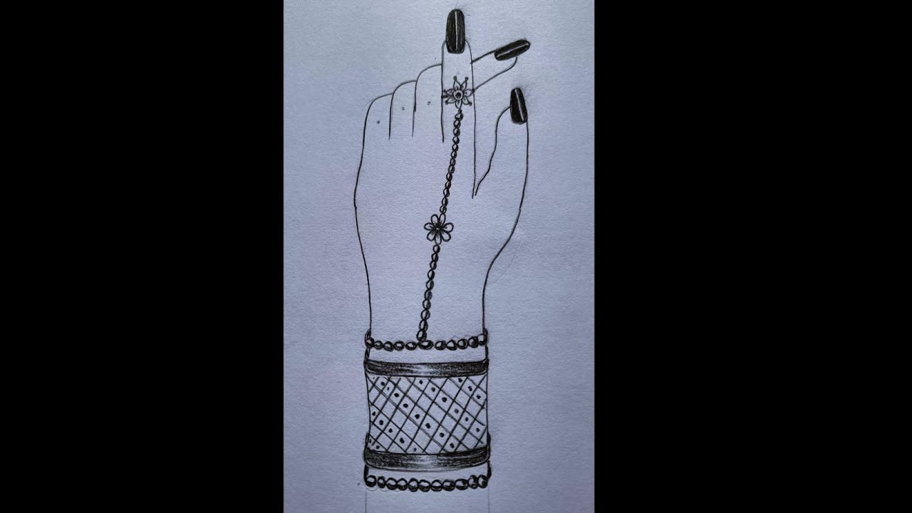 Easy Pencil Drawing step by step \\Girl Hand Drawing Easy - YouTube