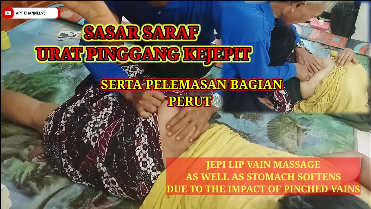 URAT PINGGANG KEJEPIT, PERUT TERASA SAKIT TERKENA DAMPAK - YouTube