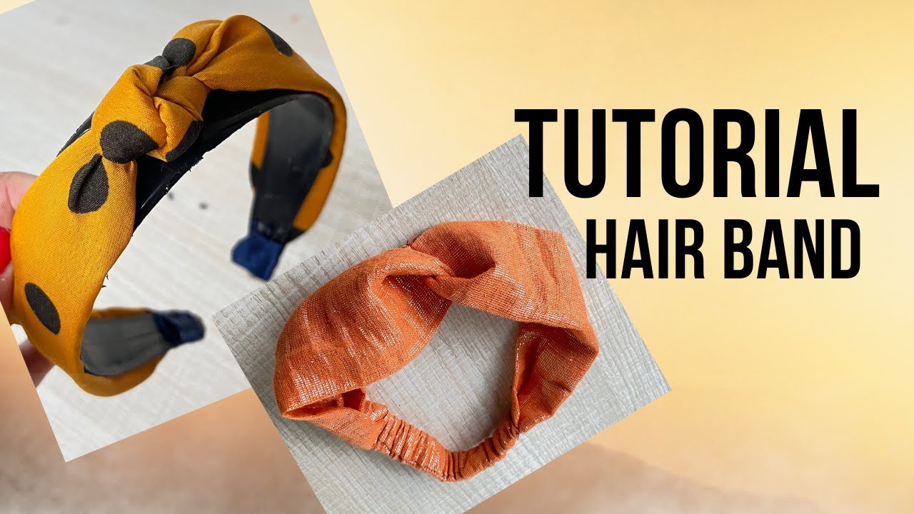 DIY hairband tutorial || how to make hair band at home from left over ...