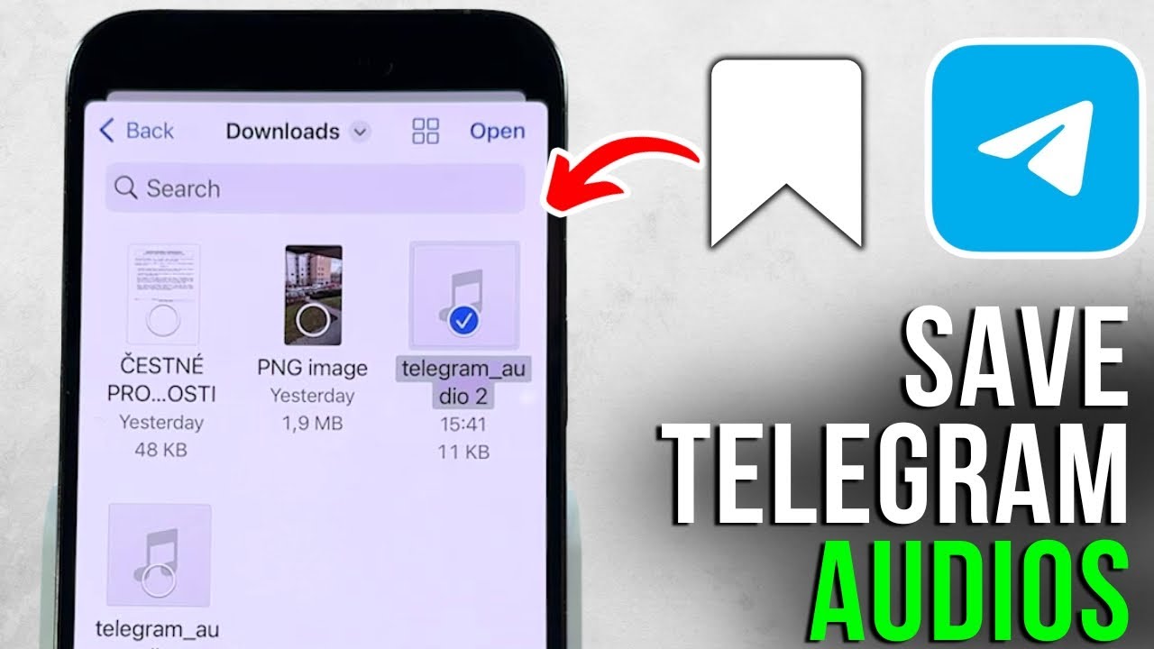 How to Save and Convert Telegram Voice Messages on iPhone - YouTube