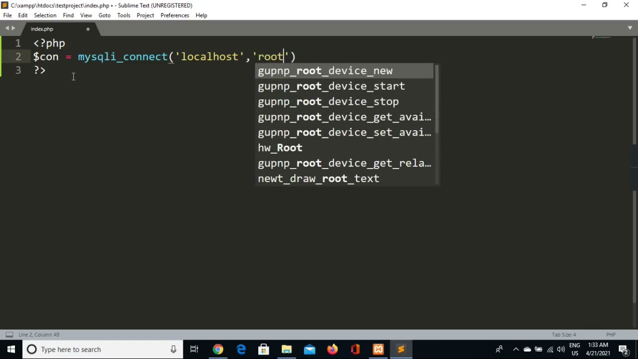 How To Connect Database MySQL To PHP YouTube How To Connect Database MySQL To PHP YouTube