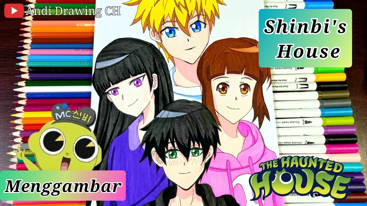 Menggambar Shinbis House Mewarnai Youtube