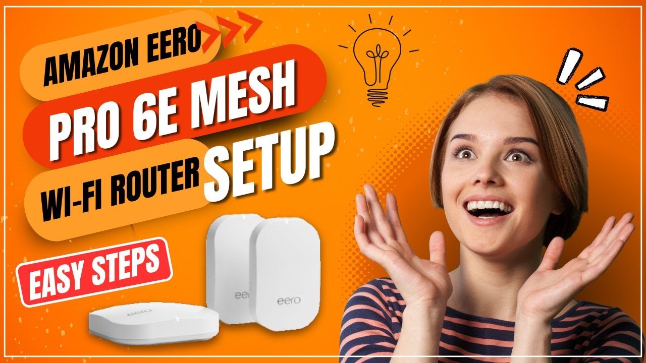 Amazon Eero Pro 6E Mesh Wi-Fi Router Setup - YouTube