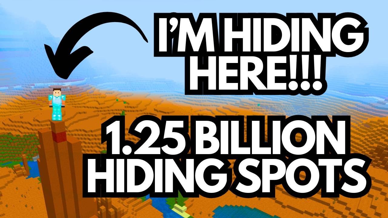 World’s Largest Minecraft Hide and Seek Game [1.25 Billion Hiding Spots ...