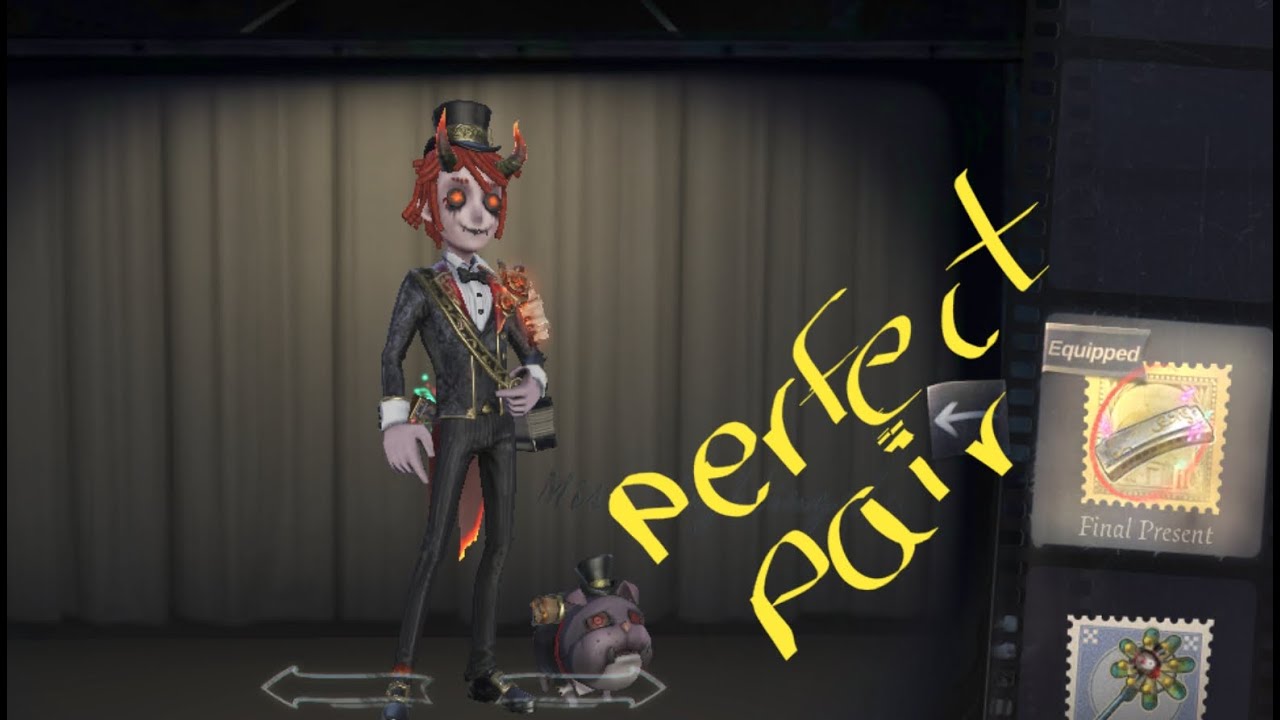 Identity V|Postman final present accessory+Keyboard costume|Rank match ...