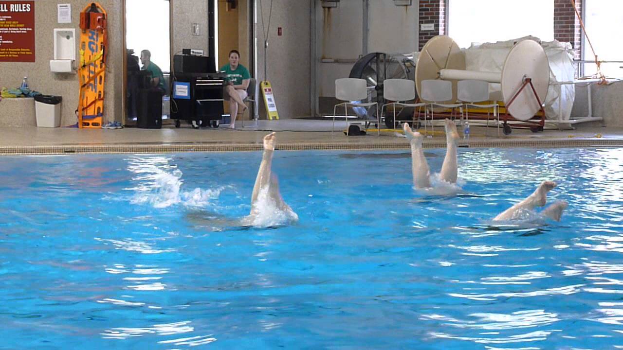 BSU Synchronized Swimming Showcase: Thriller - YouTube