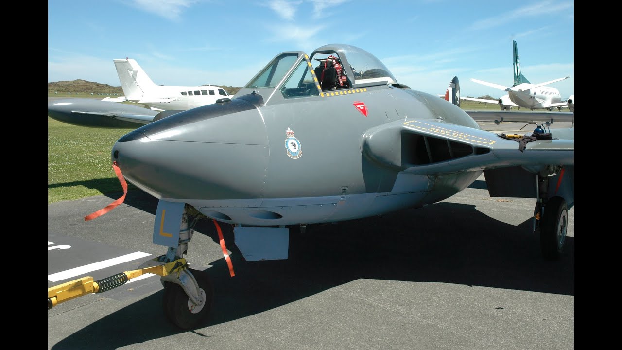De Havilland Venom supercut - YouTube